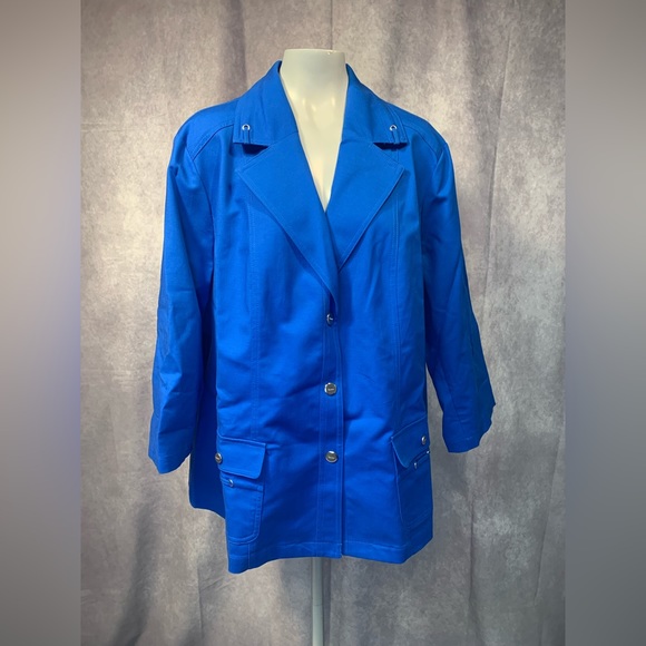TanJay | Tops | Royal Blue Blazer | Poshmark